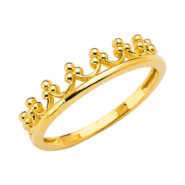 Gold Crown Ring - Etsy