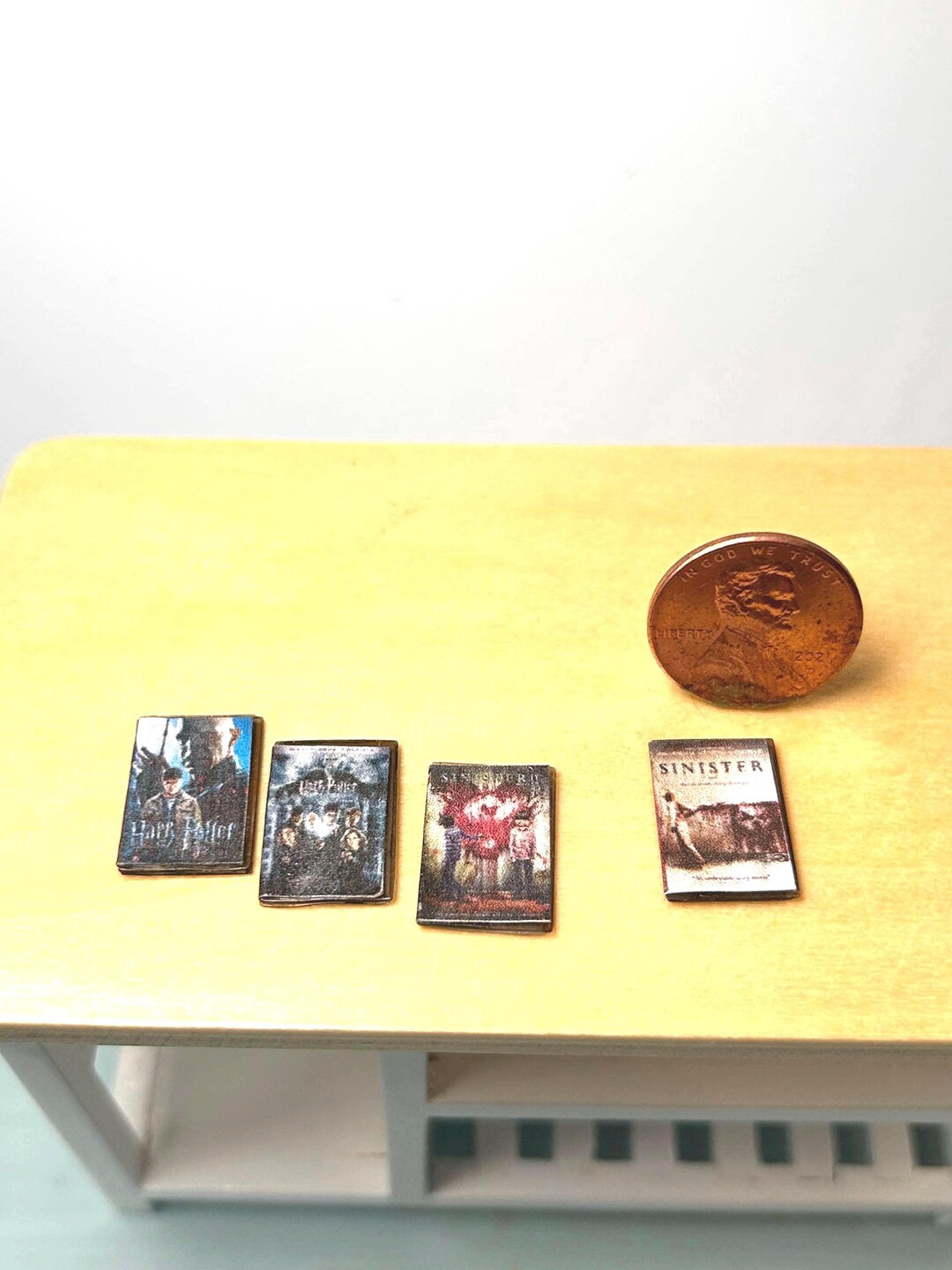 Miniature Dvds Set 3. Dollhouse Miniatures. Set of 4 - Etsy