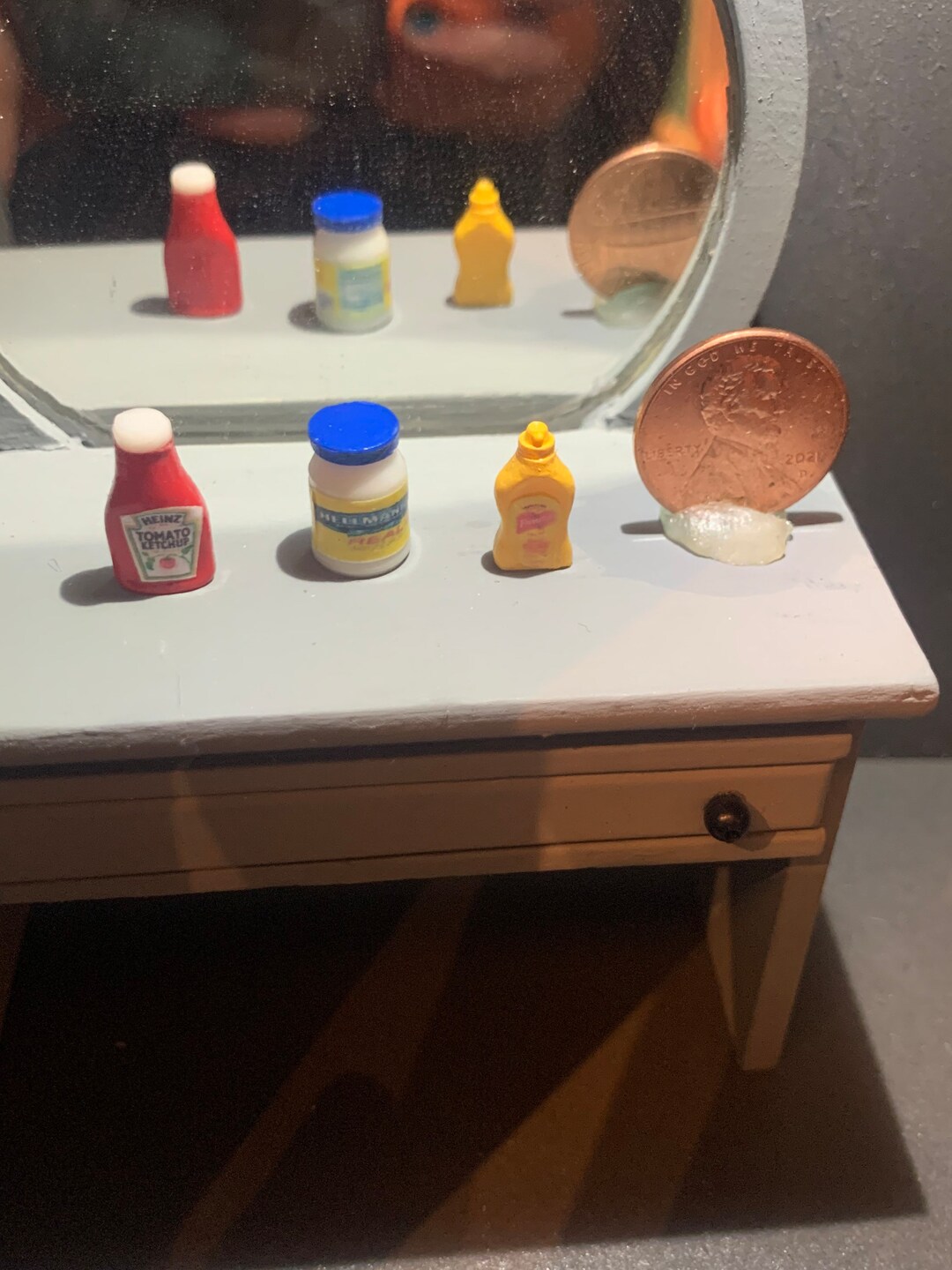 1:12 Scale Miniature Condiments. Ketchup, Mayo, Mustard. - Etsy