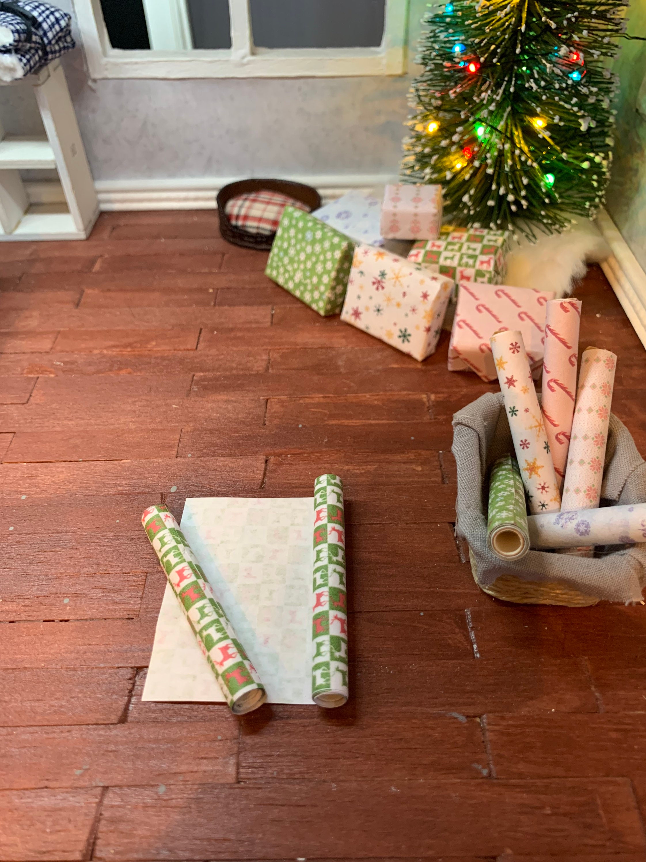 Miniature Wrapping Paper 1:12 Scale - Etsy