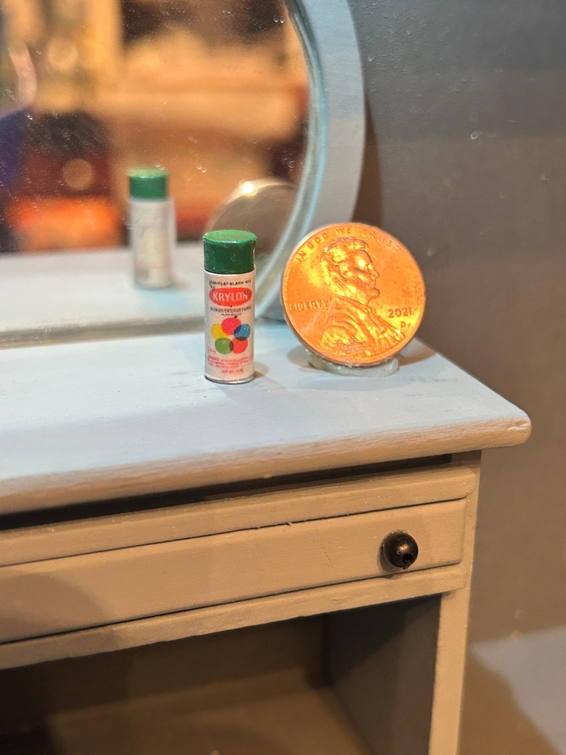 Miniature Spray Paint Cans 1:12 Scale - Etsy