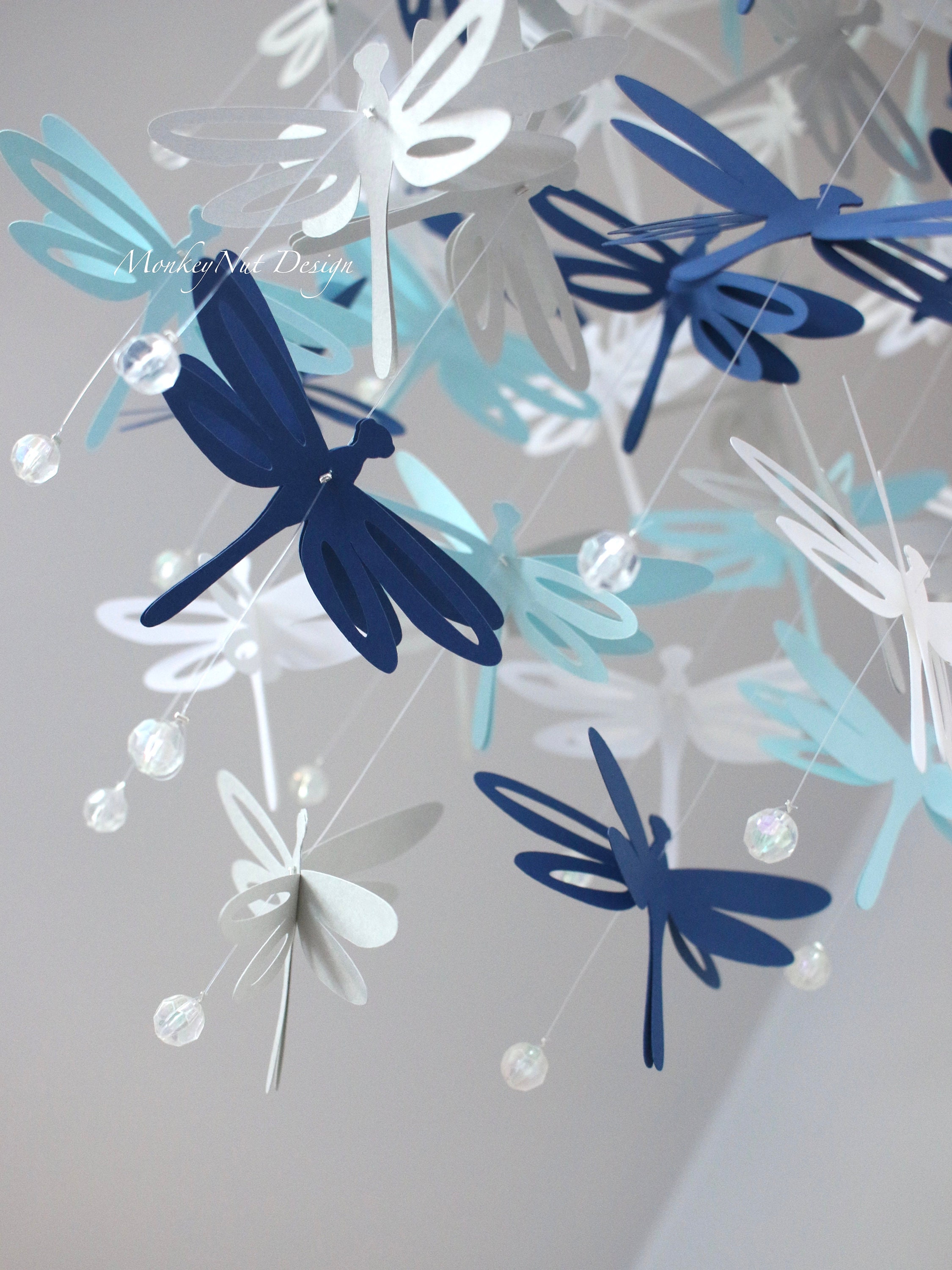 Baby Boy Nursery/dragonfly Crib Mobile/dragonfly Mobile/boy - Etsy