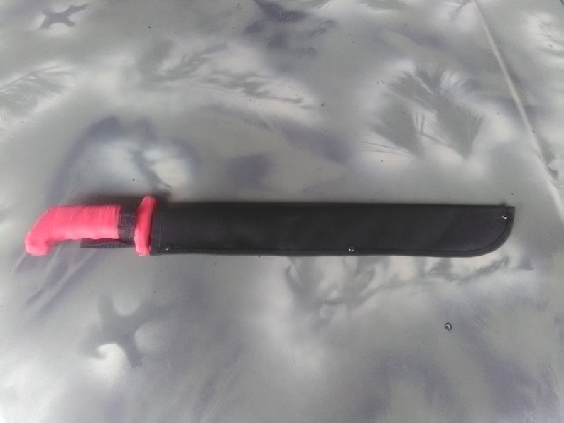 The Walking Dead Rick Grimes Red Handle Machete Prop - Etsy