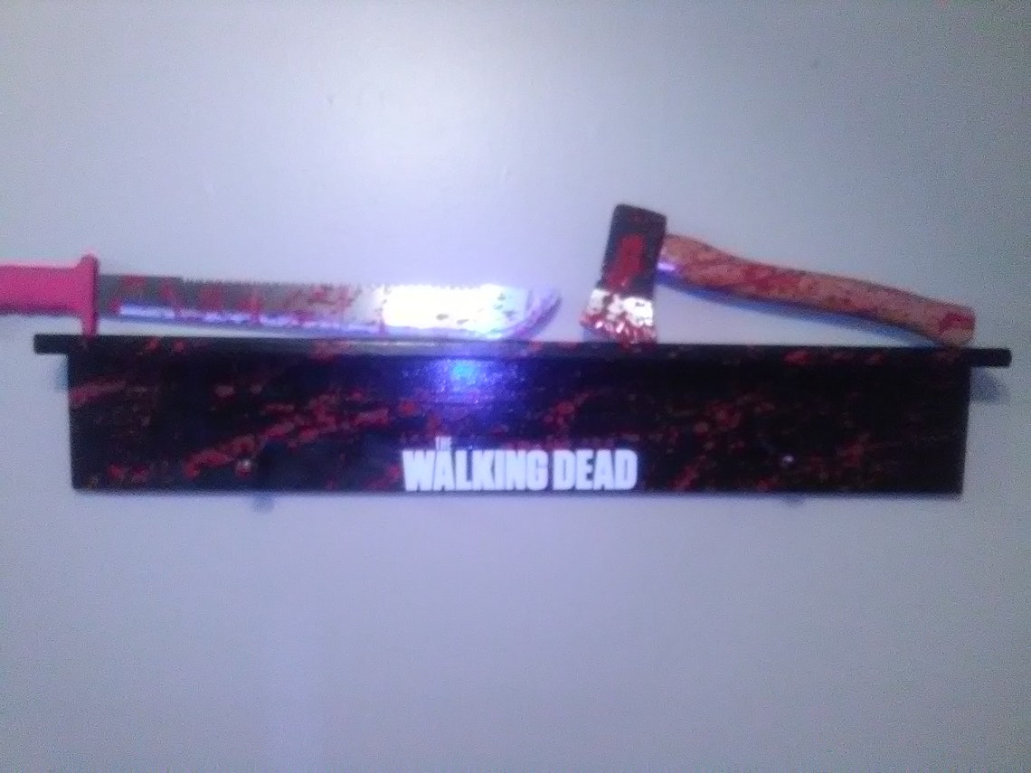The Walking Dead Negan Lucille Bat Ricks Grimes Axe & Red Handle ...