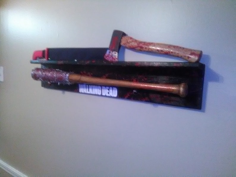 The Walking Dead Negan Lucille Bat Ricks Grimes Axe & Red Handle ...