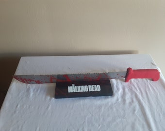 The Walking Dead Rick Grimes Red Handle Machete Prop | Etsy
