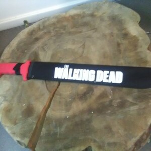 The Walking Dead Rick Grimes Red Handle Machete Prop - Etsy