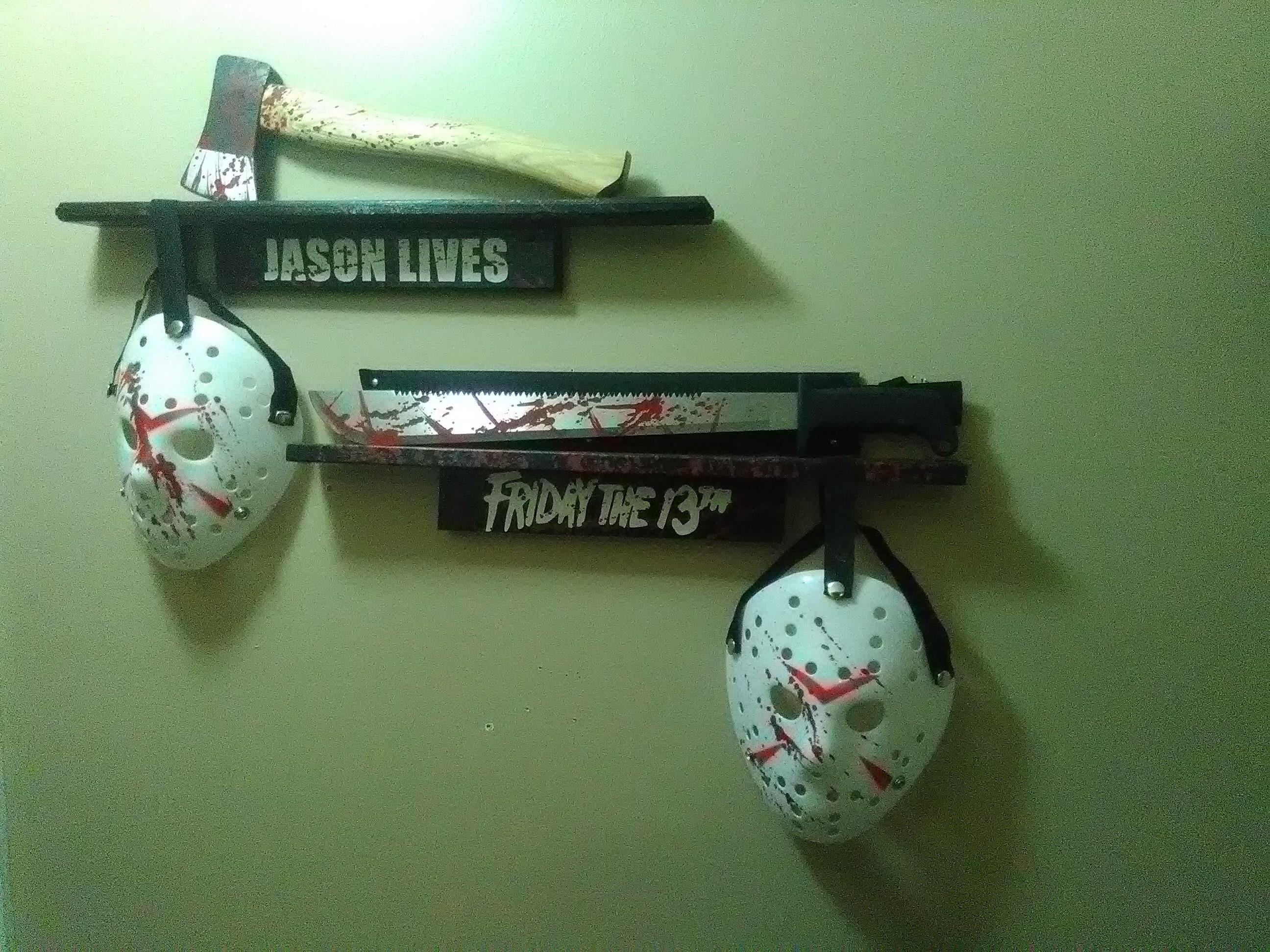 Friday the 13th Jason Lives Machete or Axe Prop Wall Art You Pick 1 ...