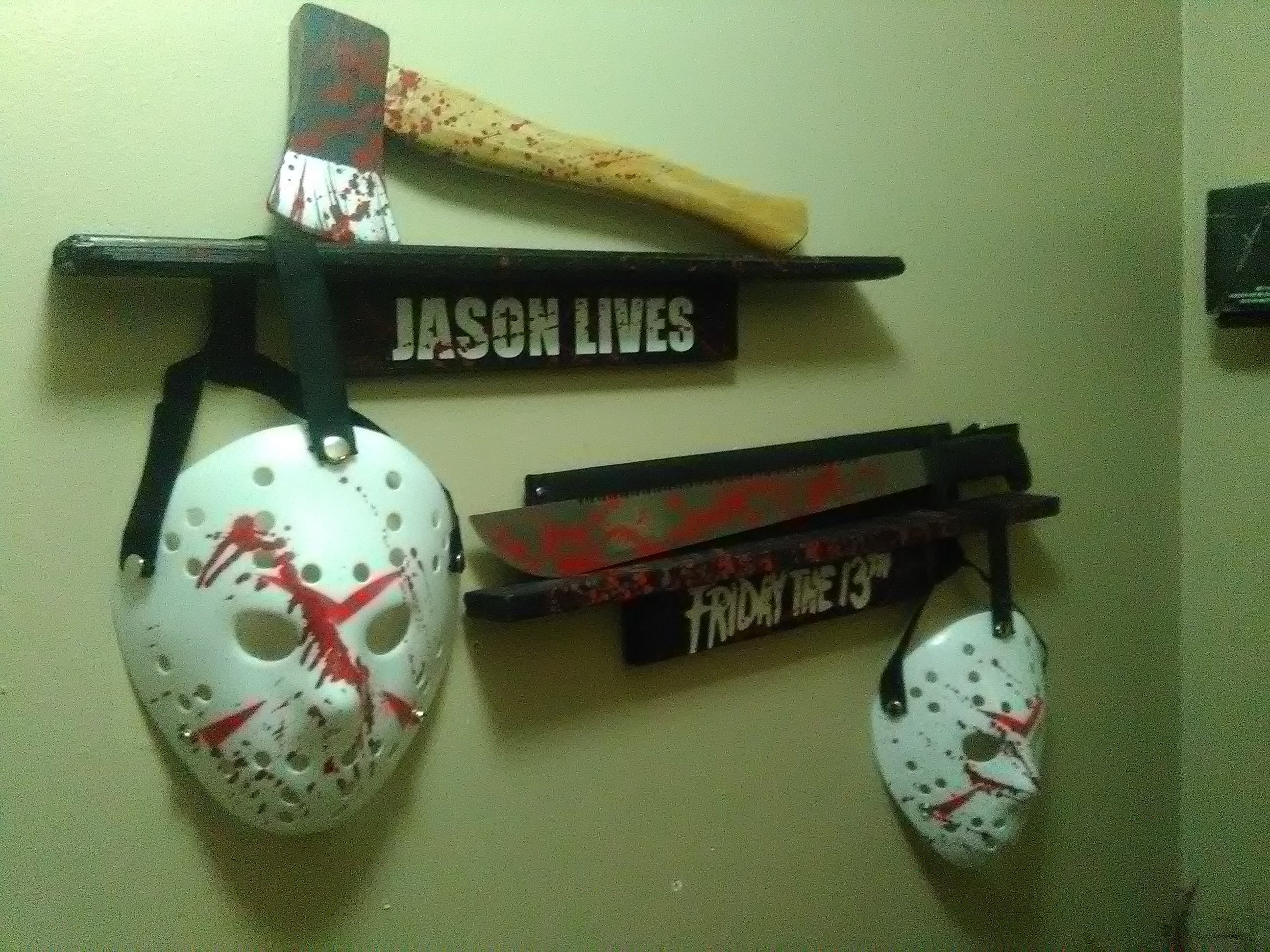 Friday the 13th Jason Lives Machete or Axe Prop Wall Art You Pick 1 ...