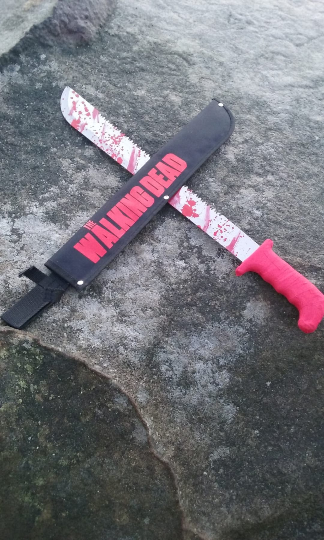 Rick Grimes' "red Handle" Machete ( Prop) the Walking Dead Blood ...