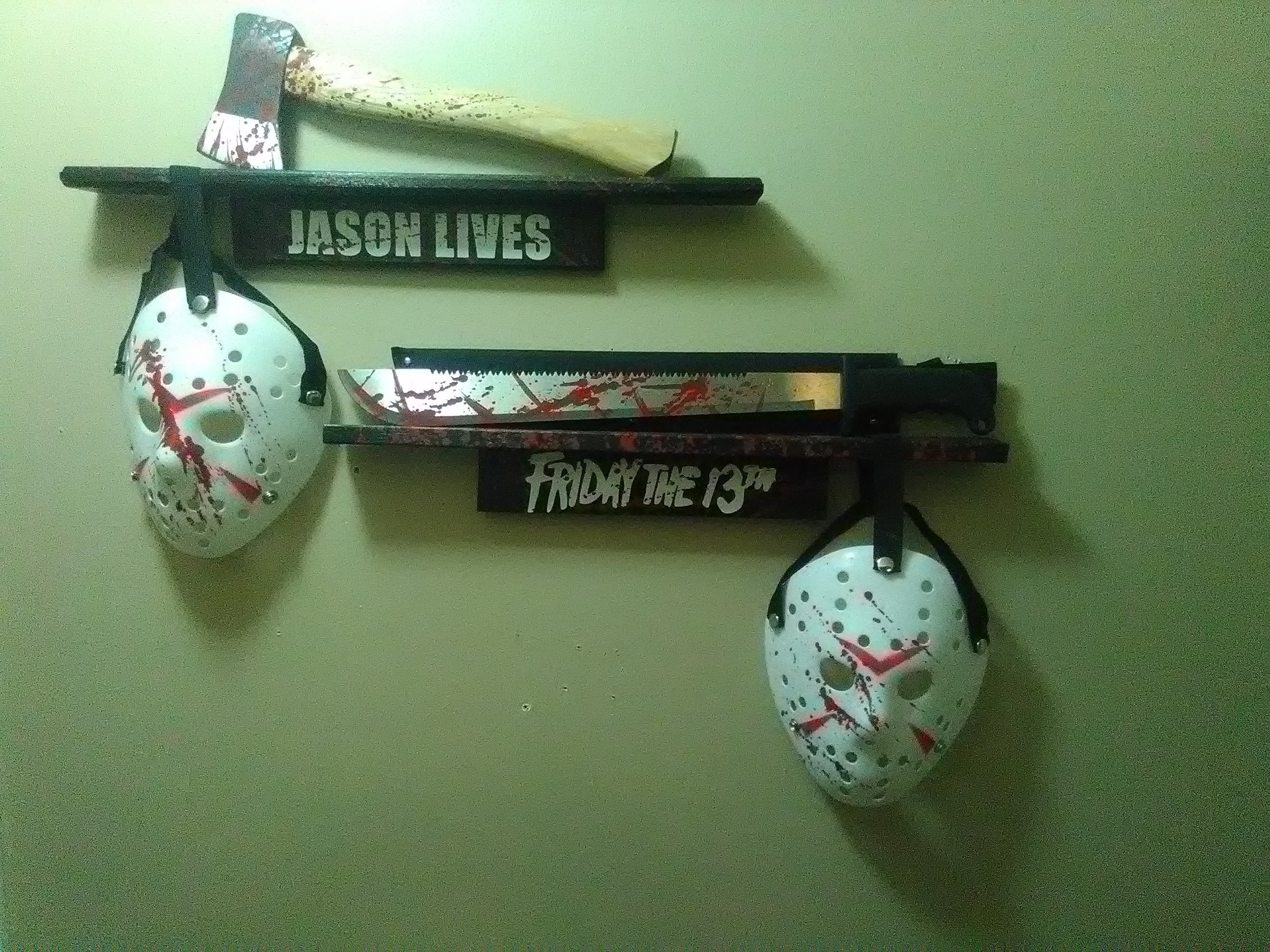 Friday the 13th Jason Lives Machete or Axe Prop Wall Art You Pick 1 ...