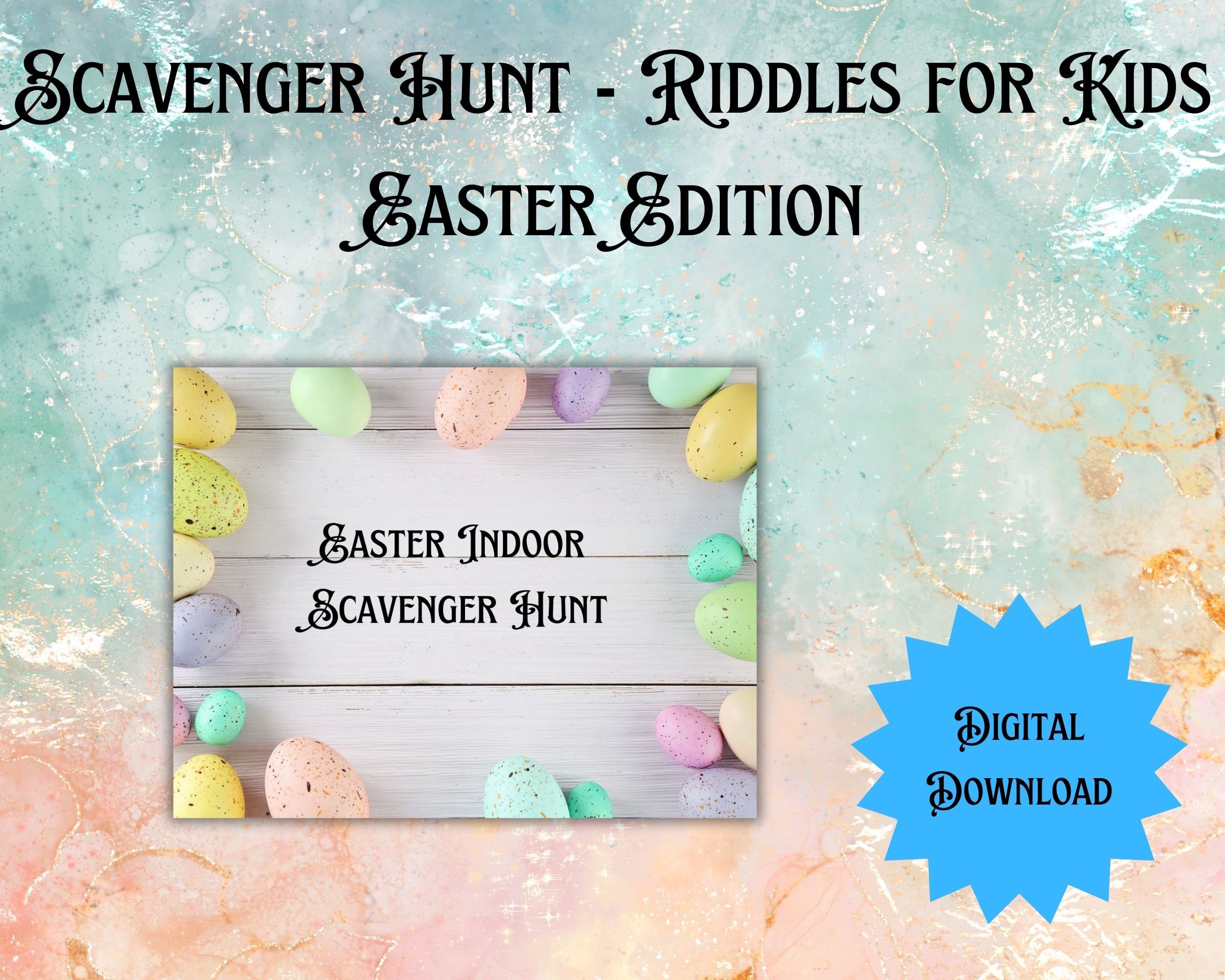 Scavenger Hunt Riddles for Kids Easter Edition - Etsy