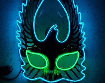 Jason Voorhees Friday the 13th Cosplay LED Glow Mask - Etsy