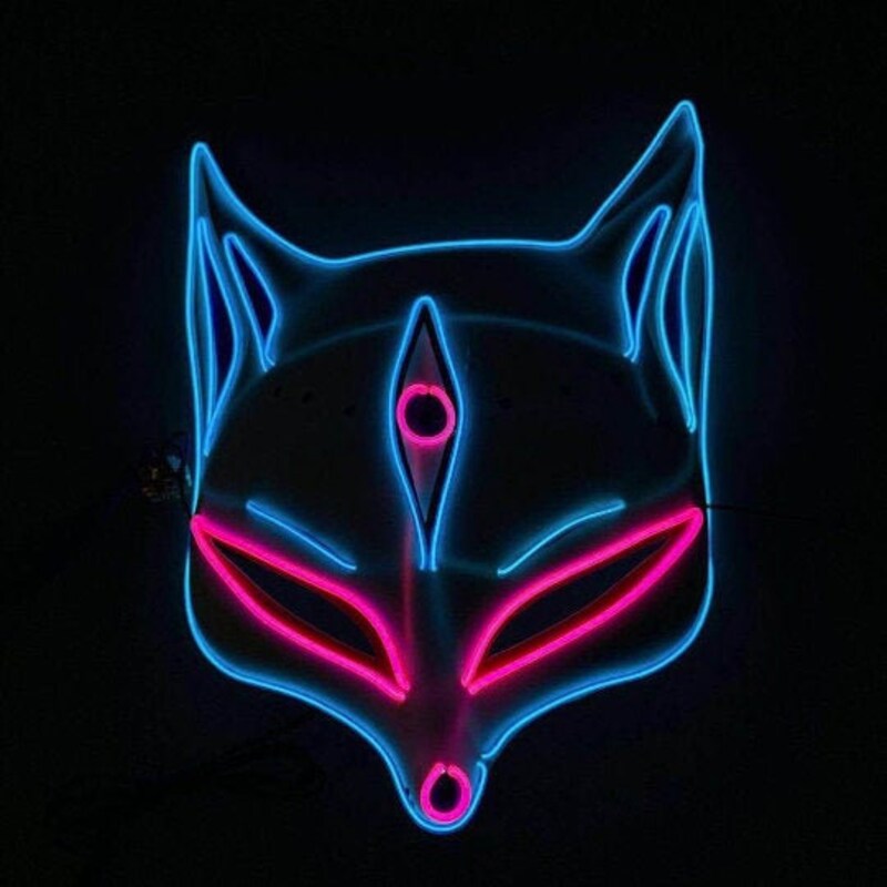 Japanese Kitsune Mask - Etsy