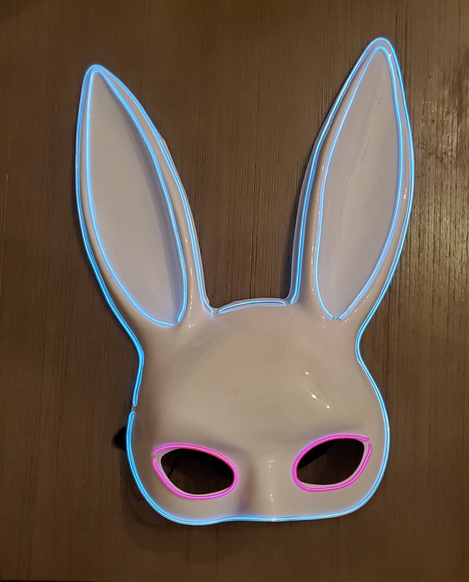 Bunny Light up Glow Mask - Etsy