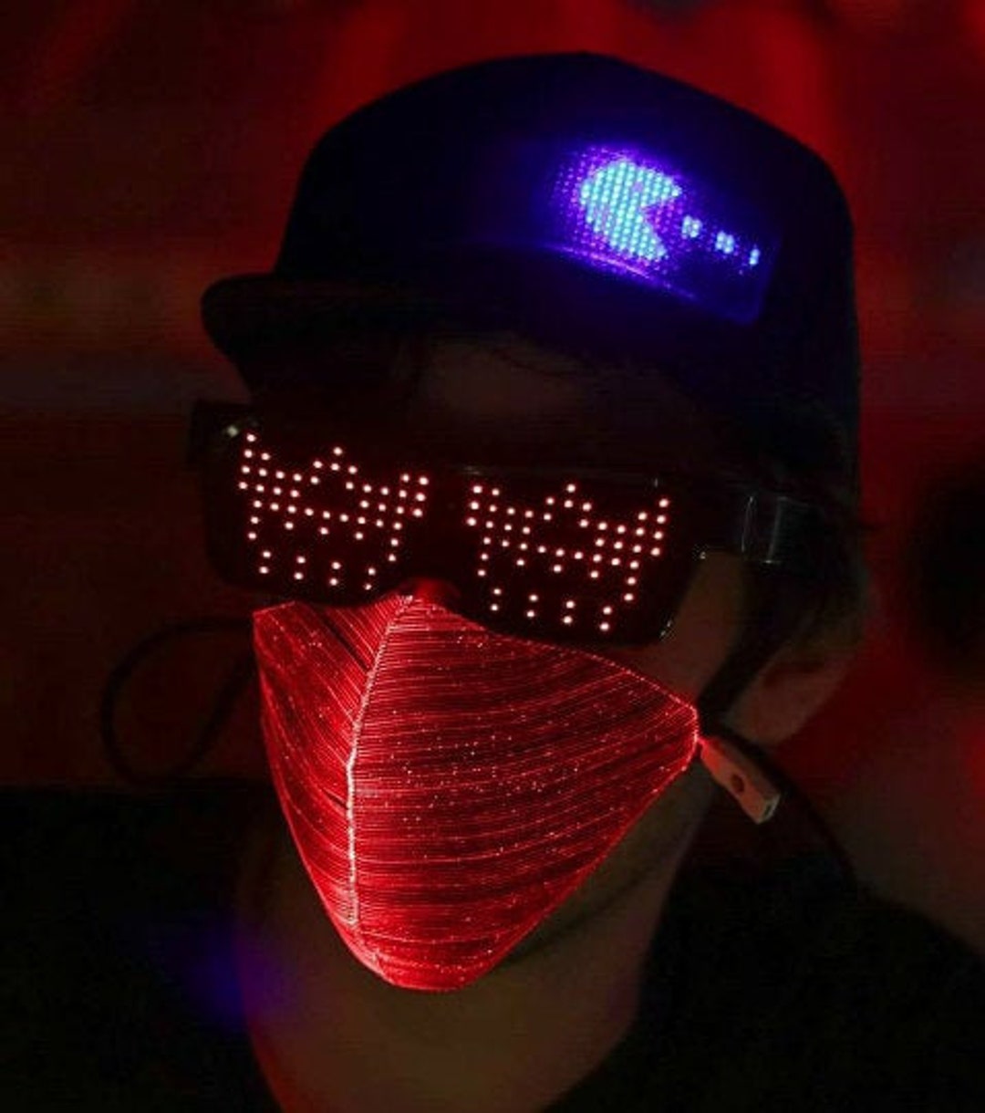 LED Programmable Hat - Etsy