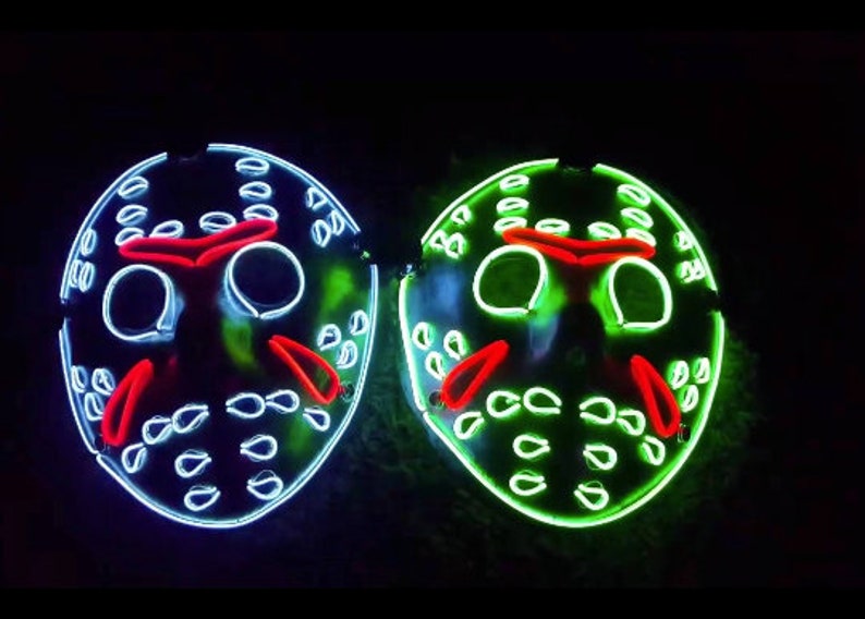 Friday the 13th Jason Voorhees Glow Mask | Etsy