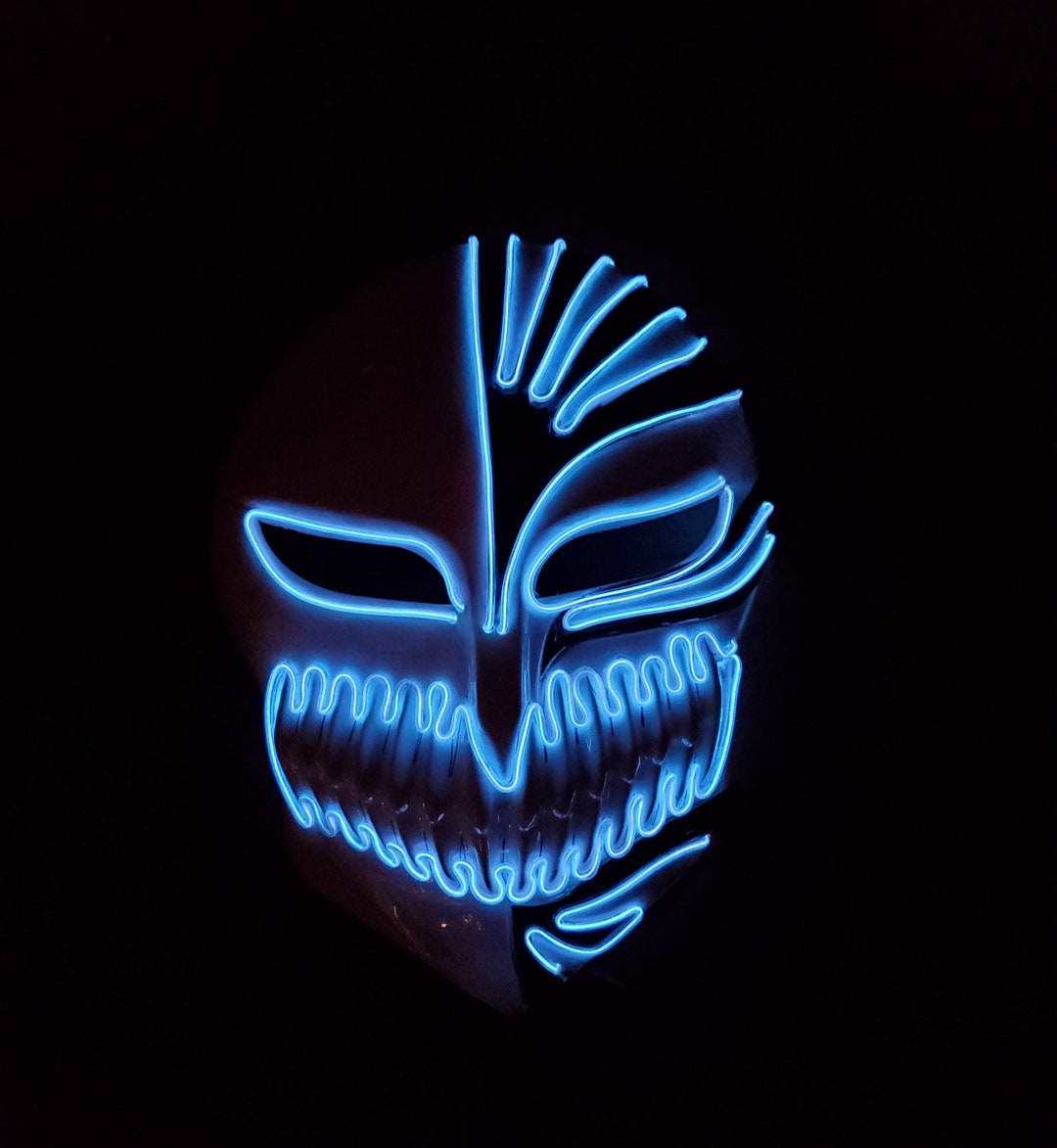 Anime Cosplay Glow Mask - Etsy
