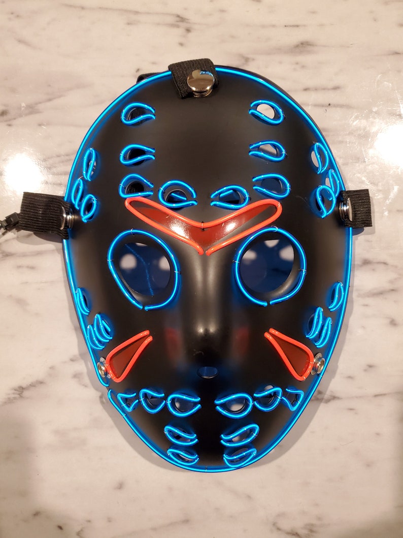 Friday the 13th Jason Voorhees Handmade Video Game Glow Mask | Etsy