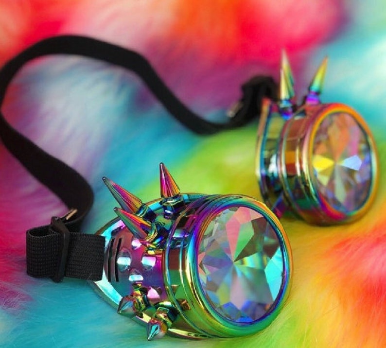 Kaleidoscope Rave Goggles - Etsy