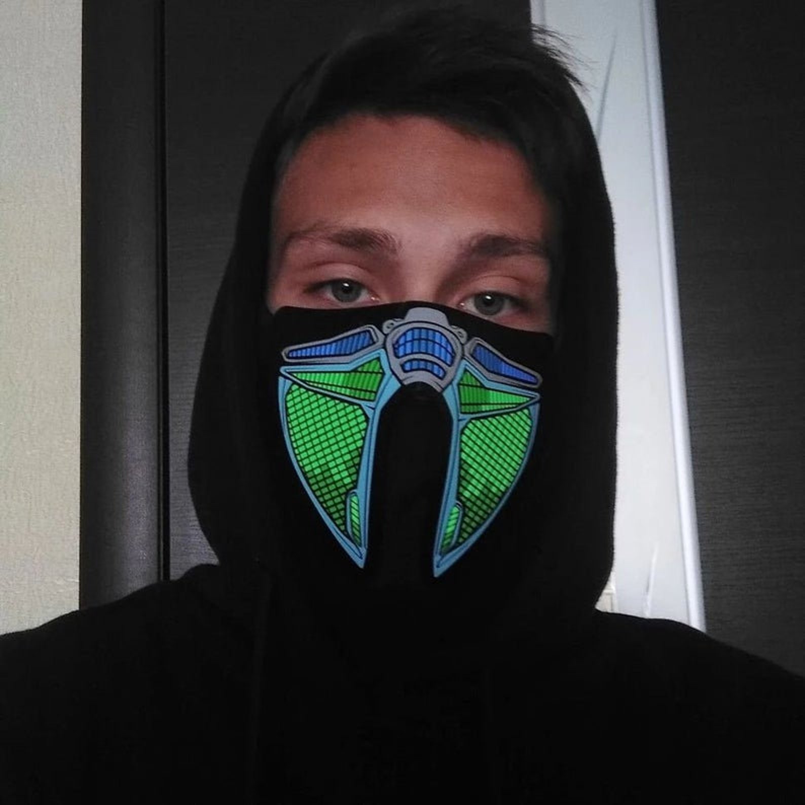 Sound Reactive Subzero LED Glow Mask - Etsy