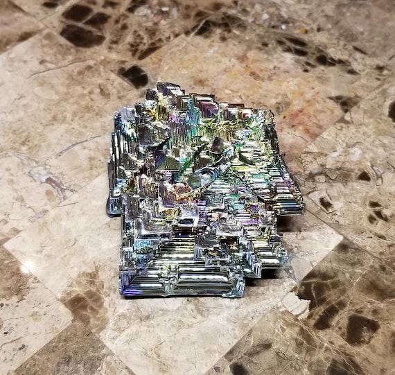 Home & Living Rocks & Geodes Bismuth Crystal Specimen 177.30 grams Home ...