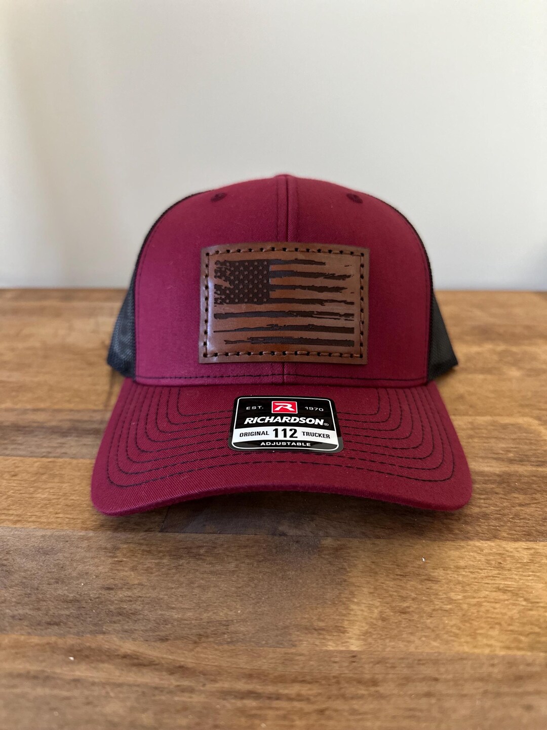 Distressed American Flag Patch Hat | Richardson Hat | Son Gift | Dad ...