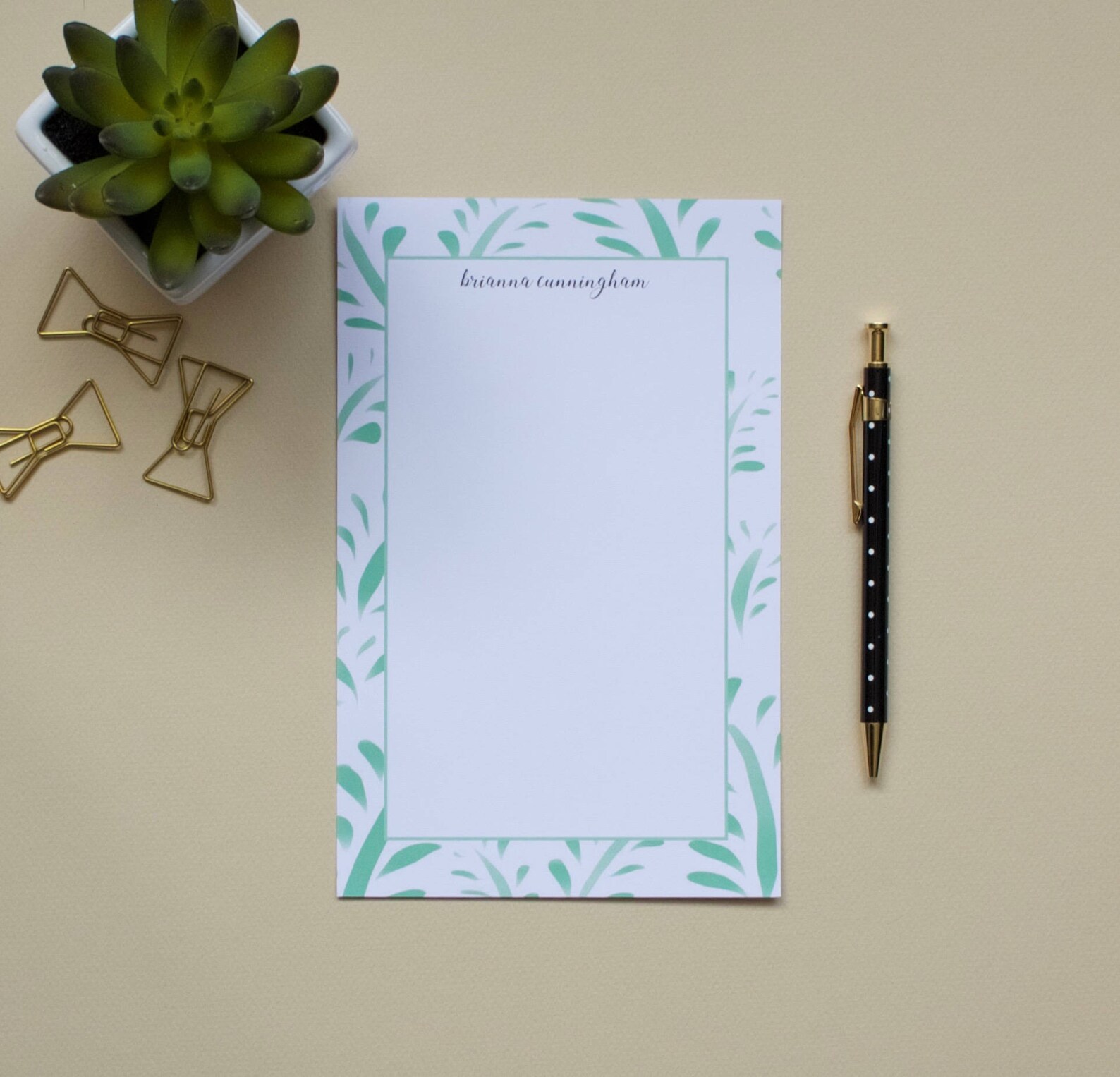 Personalized Notepad / Pattern Notepad / Custom Notepad / Name | Etsy