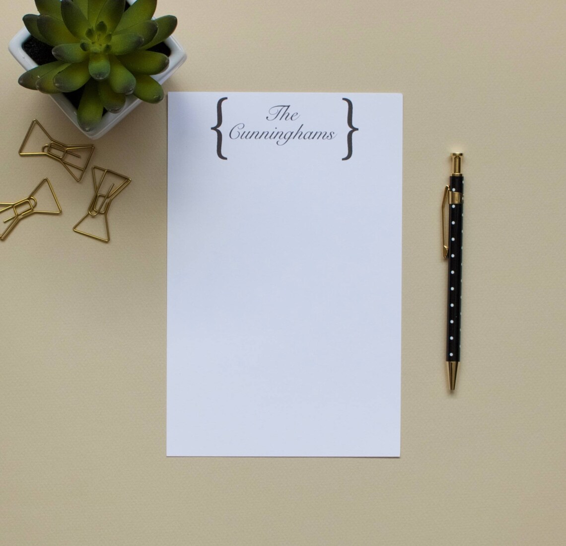 Personalized Name Notepad - Etsy