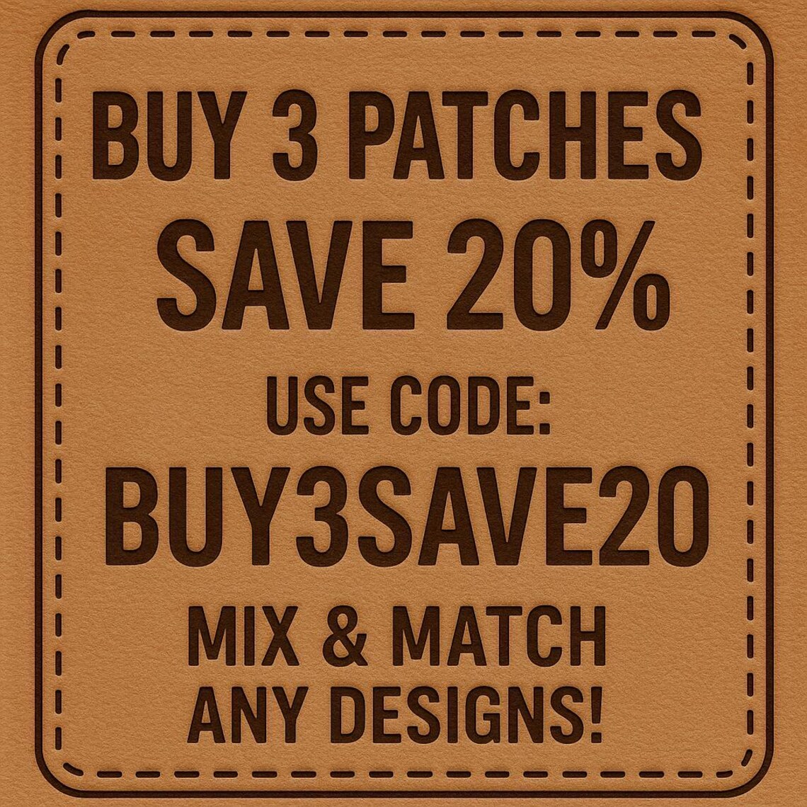 Handmade Leather Morale Patch - Arches National Park - Tan or Buck ...