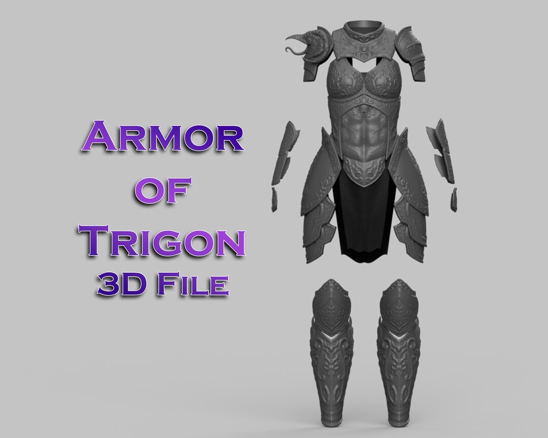 Armor of Trigon 3D File - Etsy
