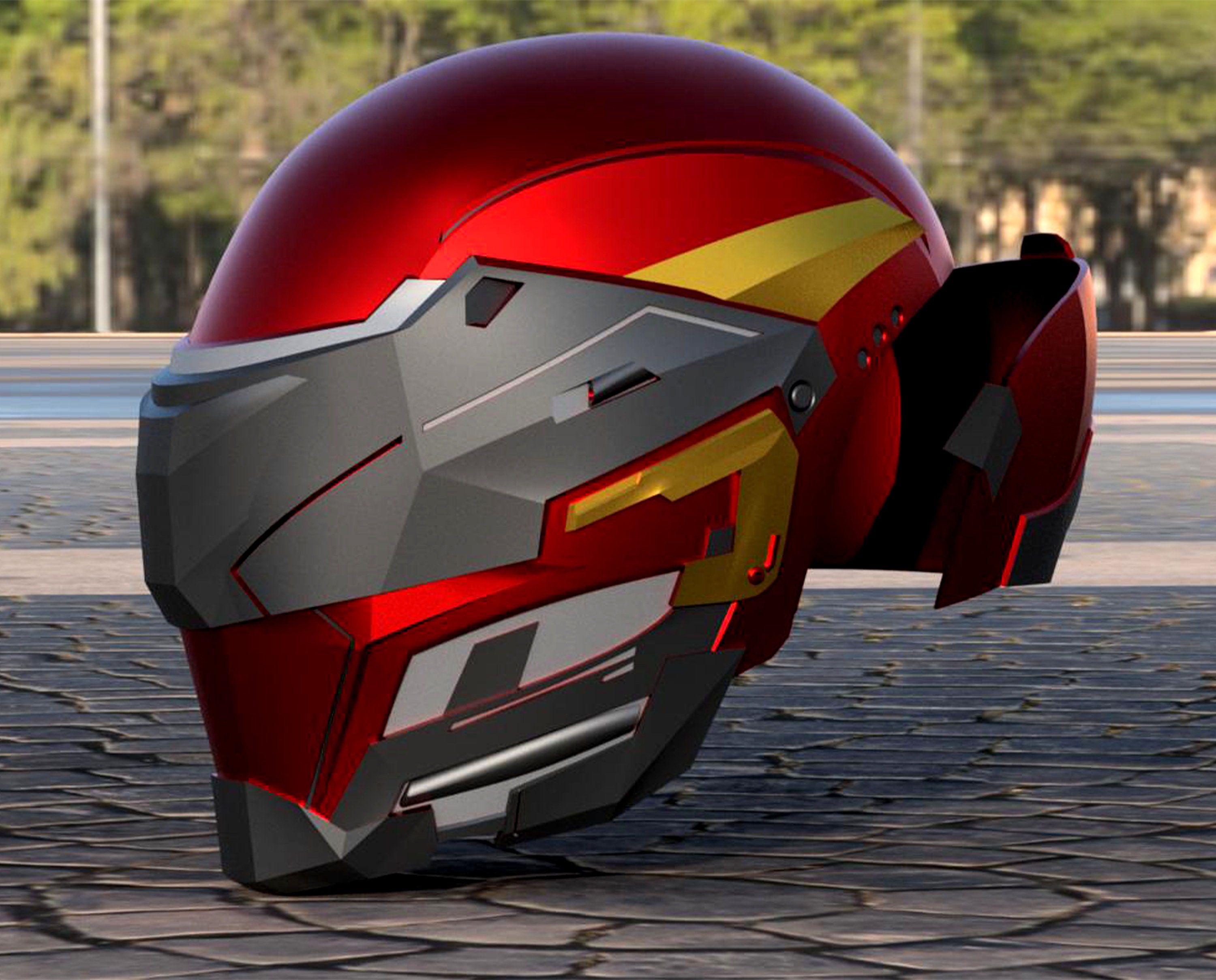 Cyberpunk Helmet | Etsy