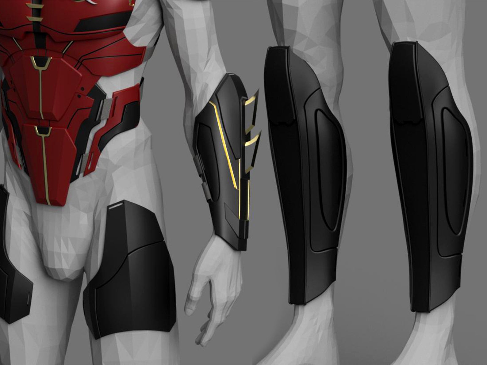 Shadow Armor 3D File - Etsy