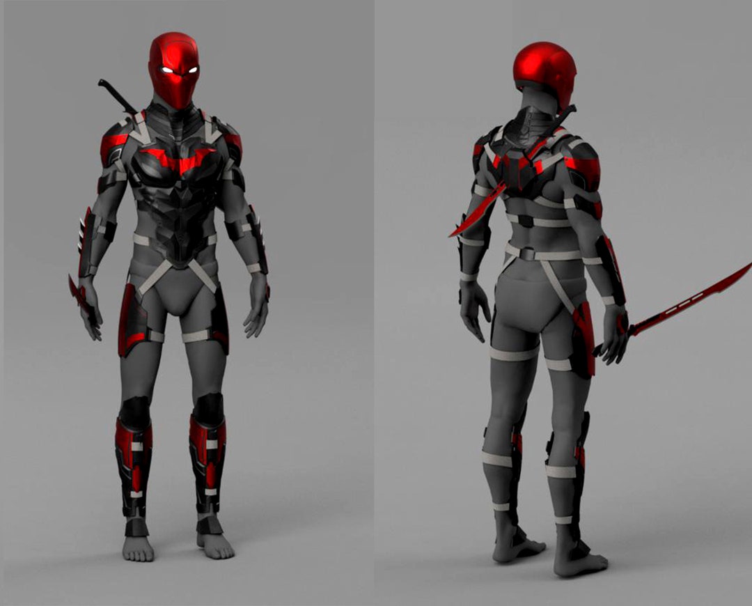 Hellfire Red Hood 3D Print Pack - Etsy