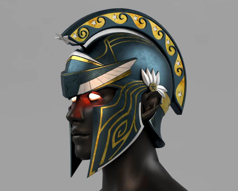 Athena Helmet 3D File - Etsy