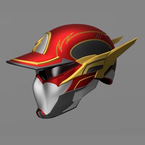 Pro Speedster Helmet 3D File - Etsy
