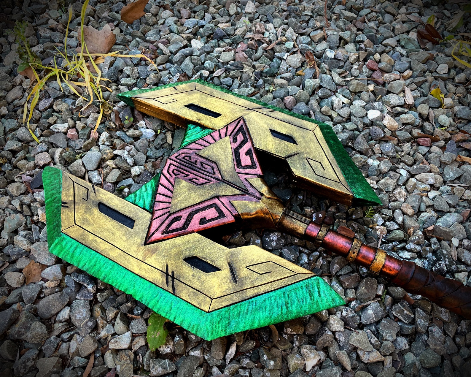 Legendary Emerald Axe EVA Foam Axe | Etsy