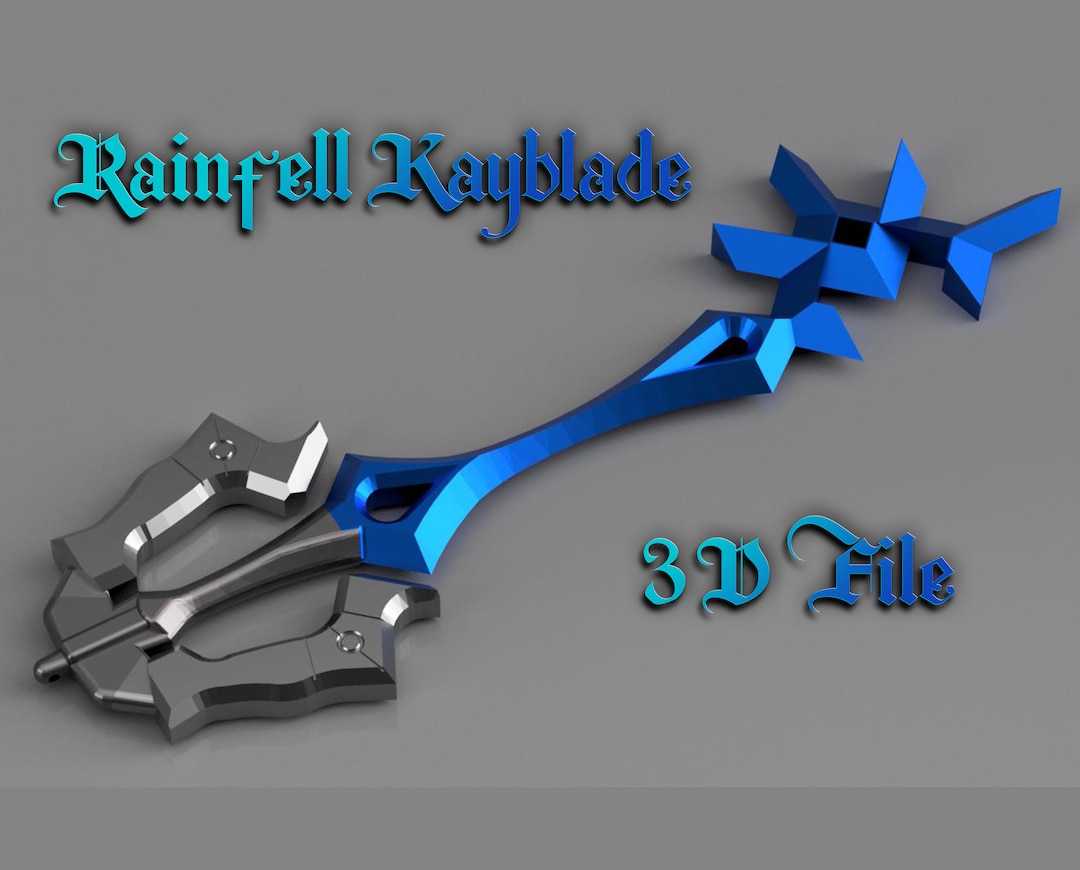 Rainfell Keyblade 3D Print File - Etsy