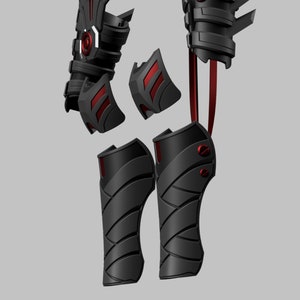 Red Ronin Armor Set 3D Files - Etsy