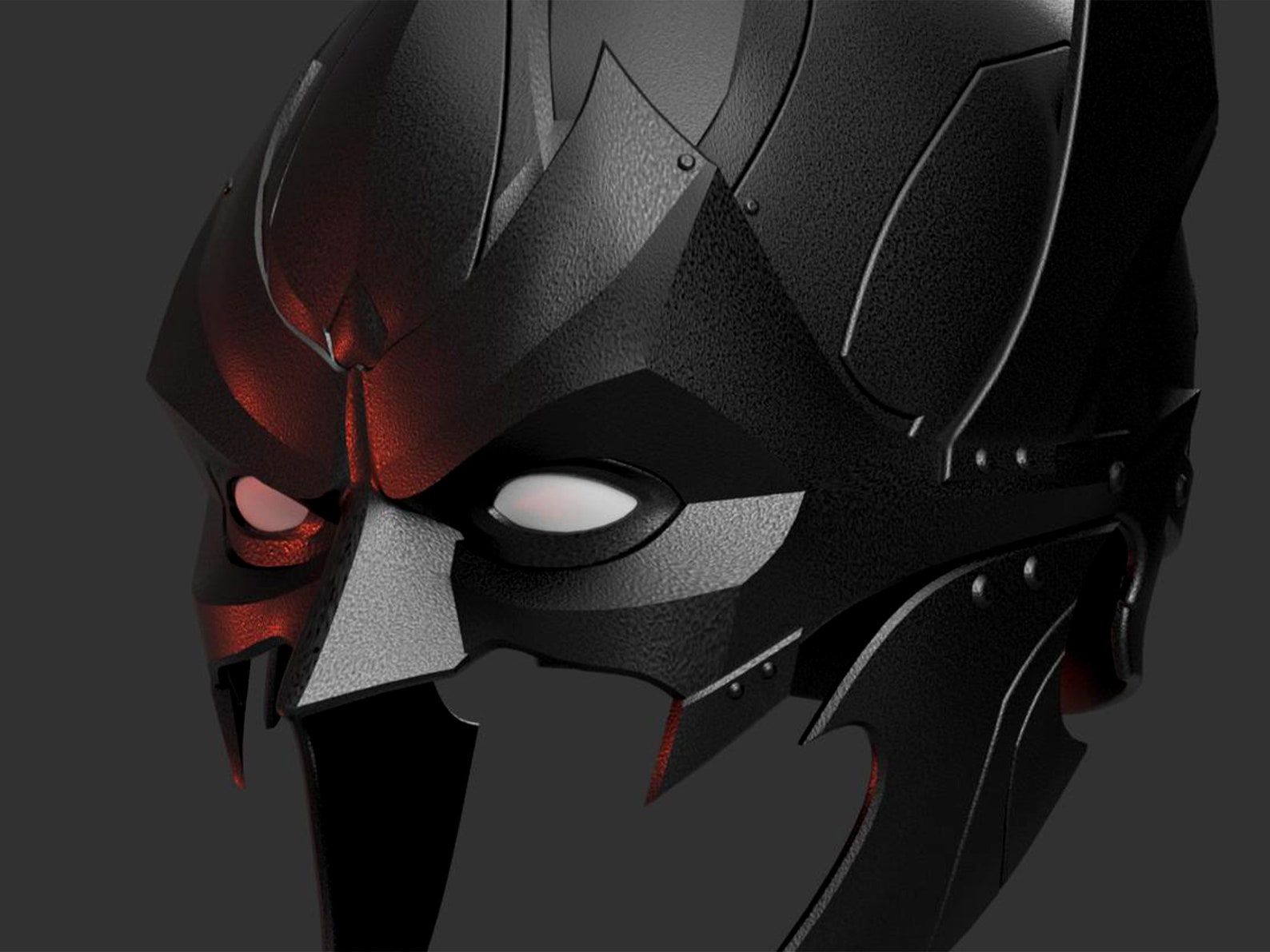 Medieval Bat Helmet 3D File - Etsy