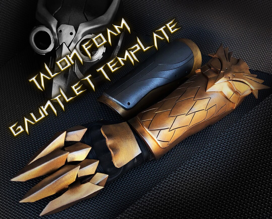 Talon Gauntlet Foam Template - Etsy
