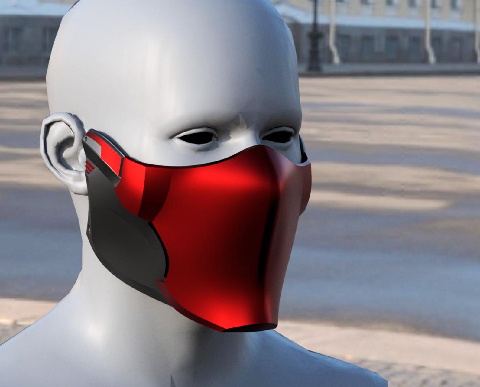 Ronin Face Mask 3D File | Etsy UK