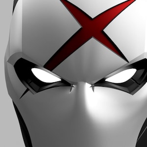 Red X Helmet 3D File - Etsy