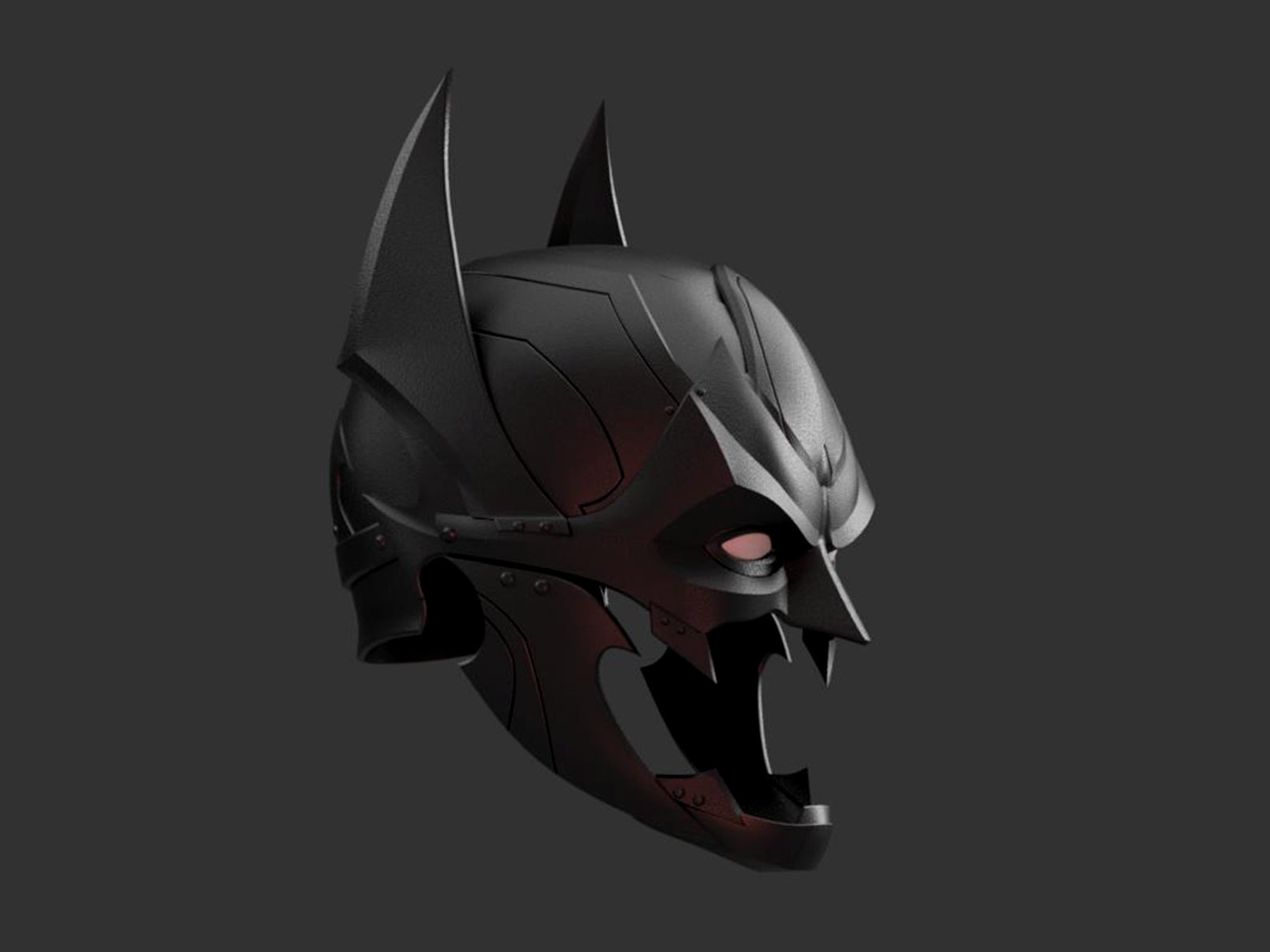Medieval Bat Helmet 3D File - Etsy