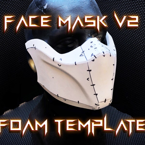 Mask Template - Etsy