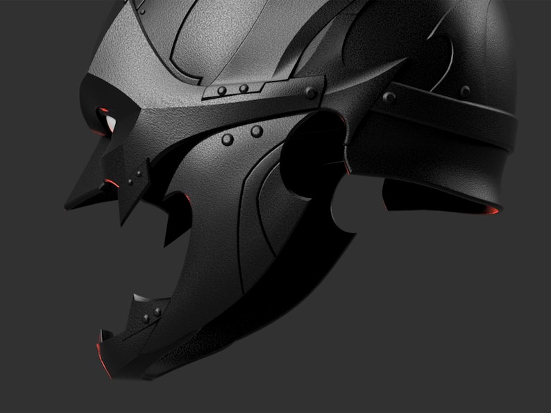 Medieval Bat Helmet 3D File - Etsy