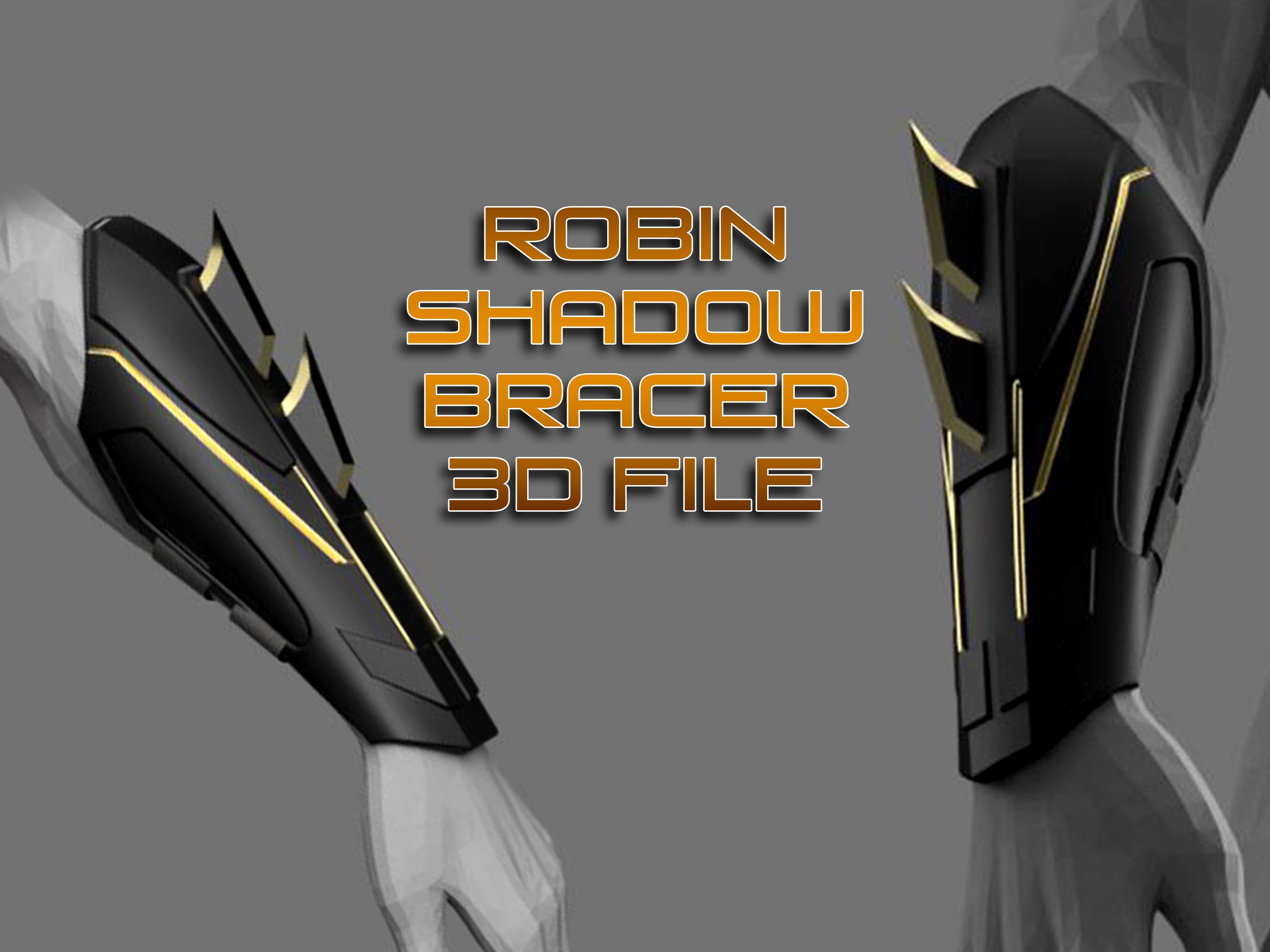 Shadow Bracers 3D File - Etsy