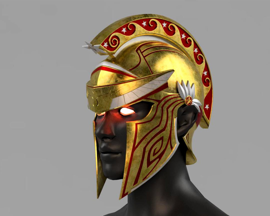 Athena Helmet 3D File - Etsy