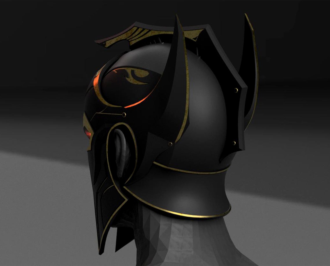 Hades Helmet 3D File - Etsy