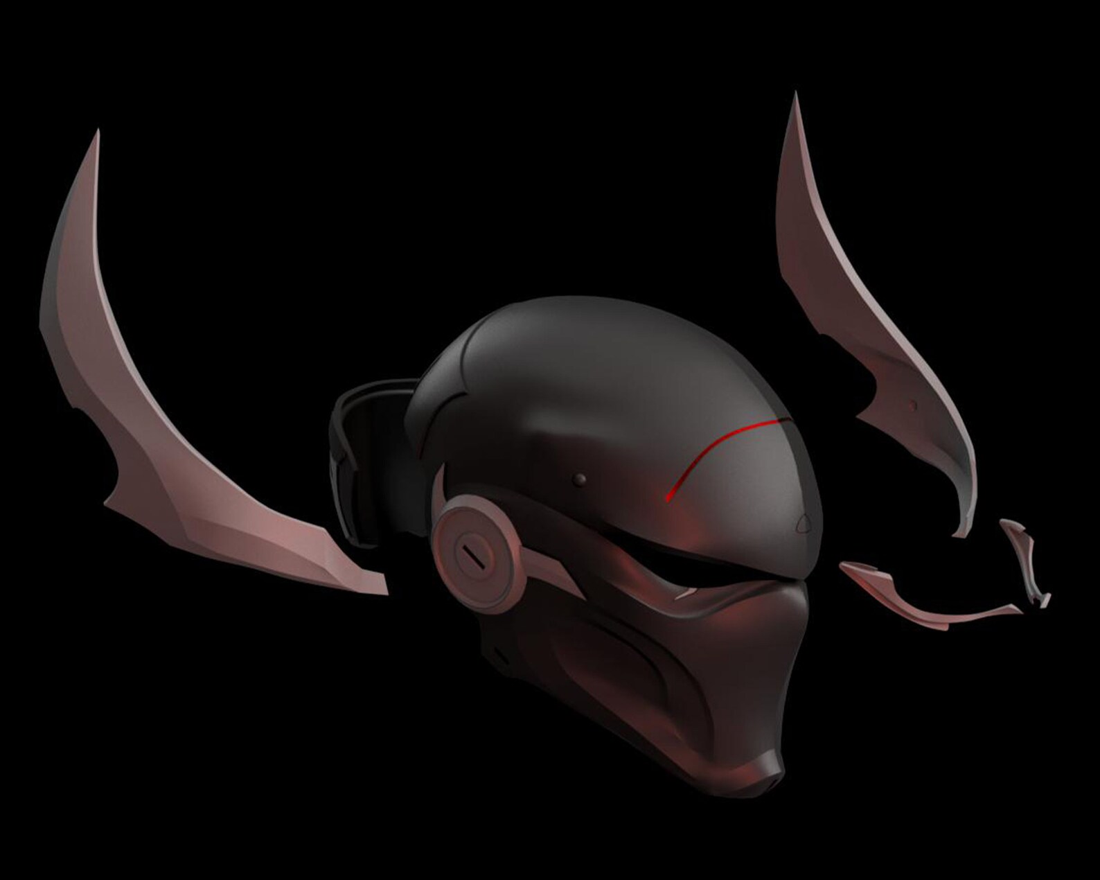Alpha Bat Helmet 3D File - Etsy
